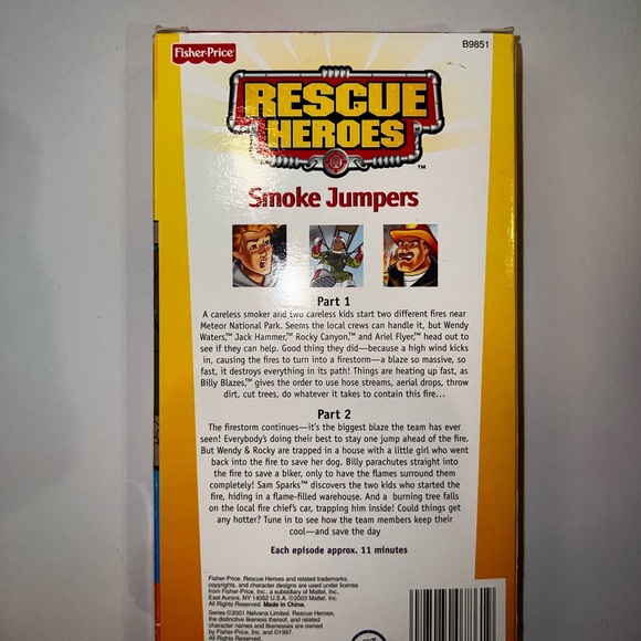 Media | Classic Rescue Heroes Vhs Tape | Poshmark